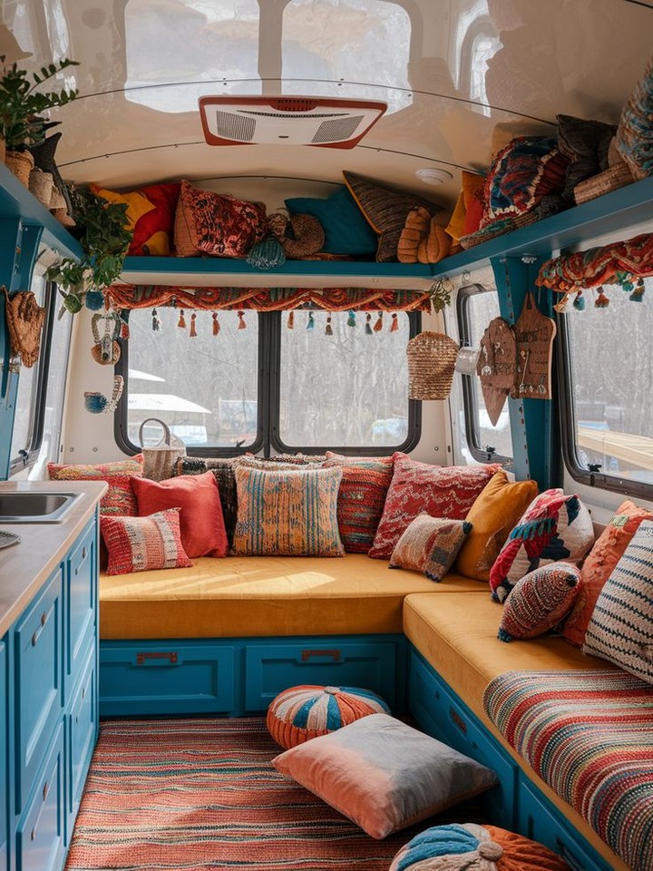 28 Colorful Camper Makeovers for a Free-Spirited Bohemian Vibe ...