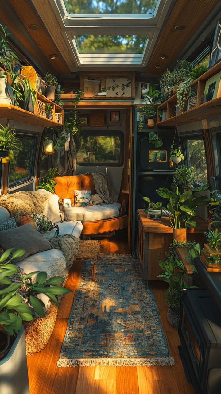 24 Original, Creative Skoolie Interior Ideas and Layouts for Your Dream ...